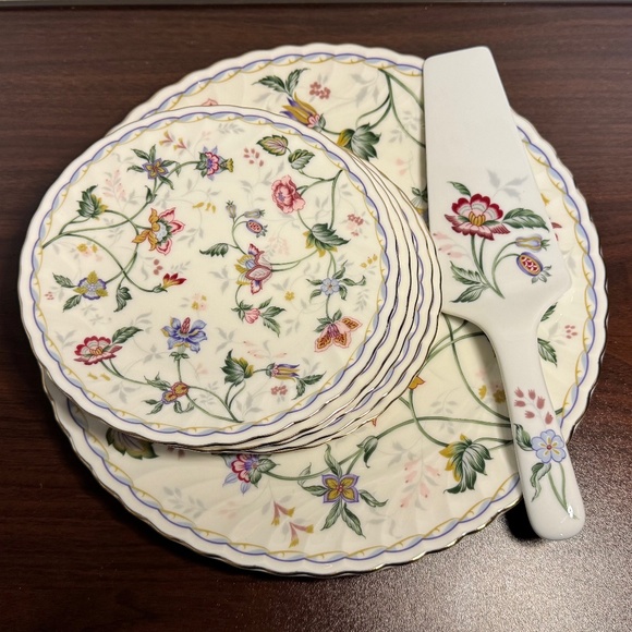 Keito | Dining | Vintage Exceed Bon Scarlet By Keito Japan 7 Piece ...